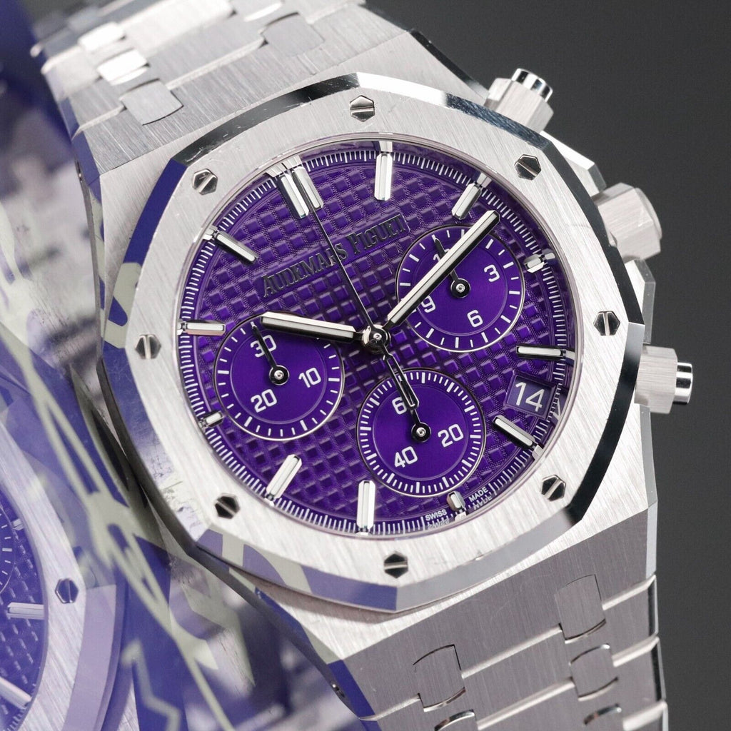 Audemars Piguet Royal Oak 41mm White Gold Purple Limited 26240BC ...